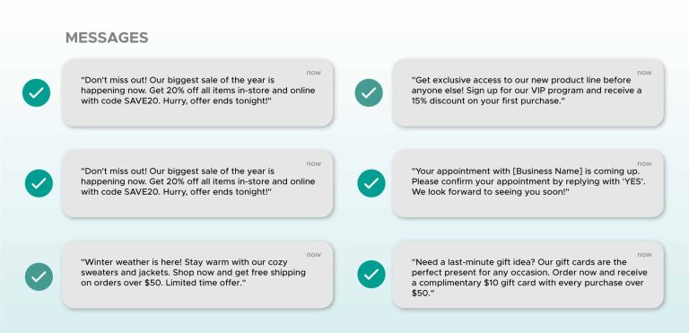 10 best SMS marketing text examples by SMS Astral